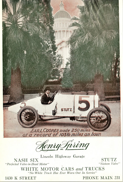 Just A Car Guy: 1917 Stutz Racer Driven by Earl Cooper in a 250 mile ...