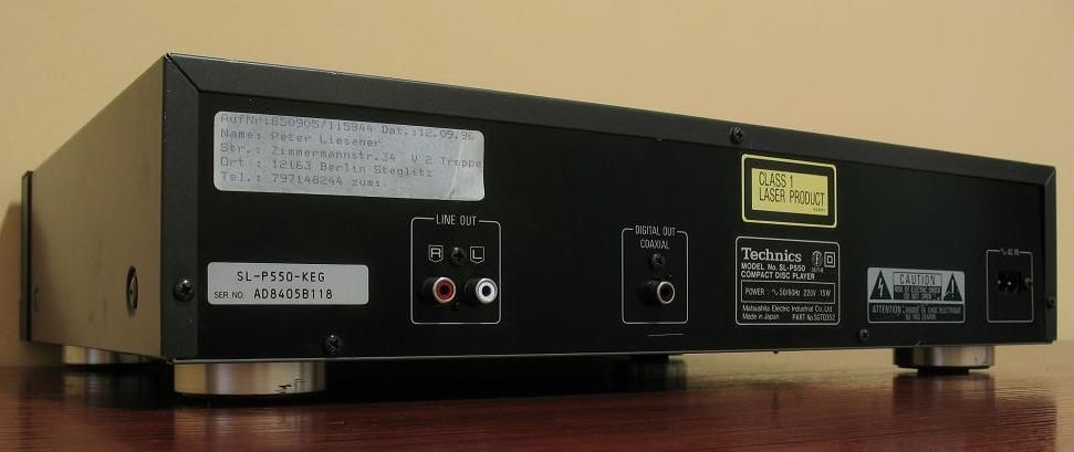 Technics SL-P550 - CD Player | AudioBaza