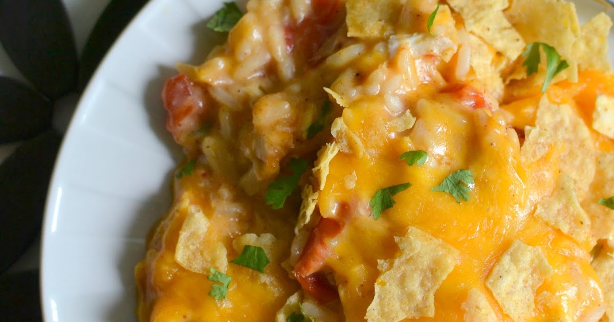 Cheesy Fiesta Chicken and Rice Casserole Recipe