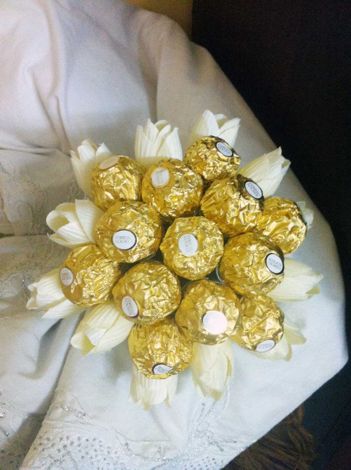 Lovely Local Wedding: Hand Bouquet - Ferrero Rocher