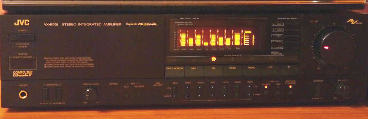 JVC AX-R551 - Integrated Amplifier | AudioBaza