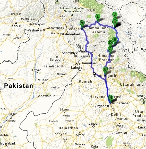 My experiences with travel!: LEH -LADAKH bike trip - Behind the scenes