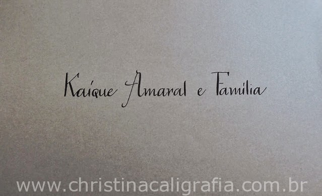 "Letra Cursiva Italiana"