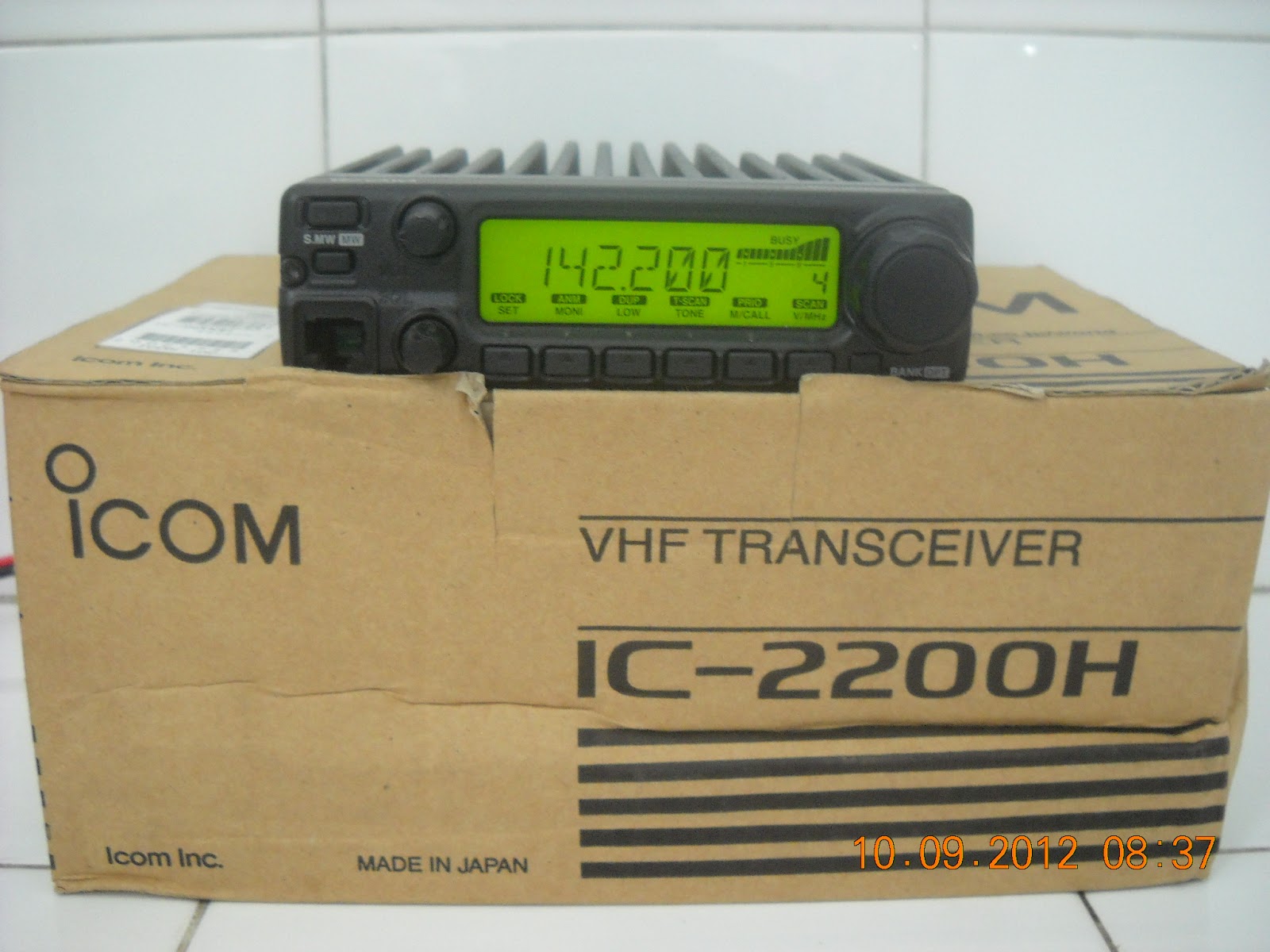 Sinar Agung ( Y C 2 V D I ): RIG ICOM 2200H BLACK - ISTIMEWA YG KE 1 ...