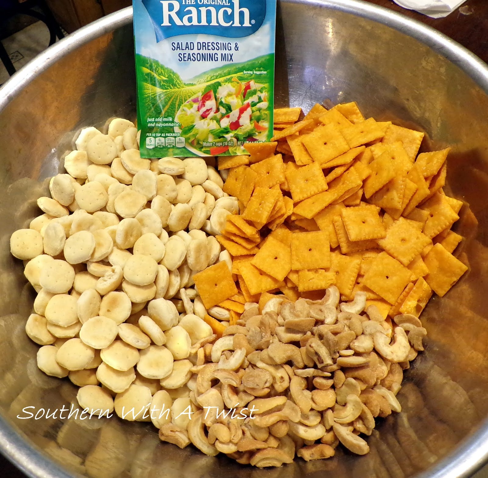 Southern With A Twist: Ranch Trio Snack Mix