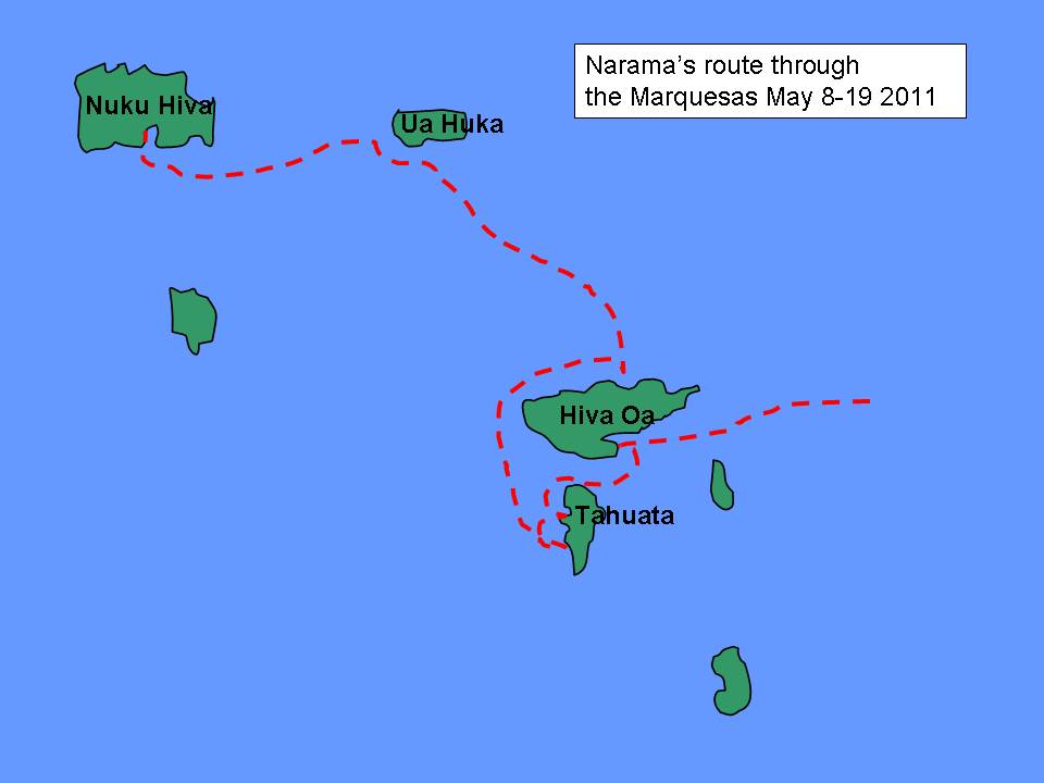 Marquesas Islands World Map