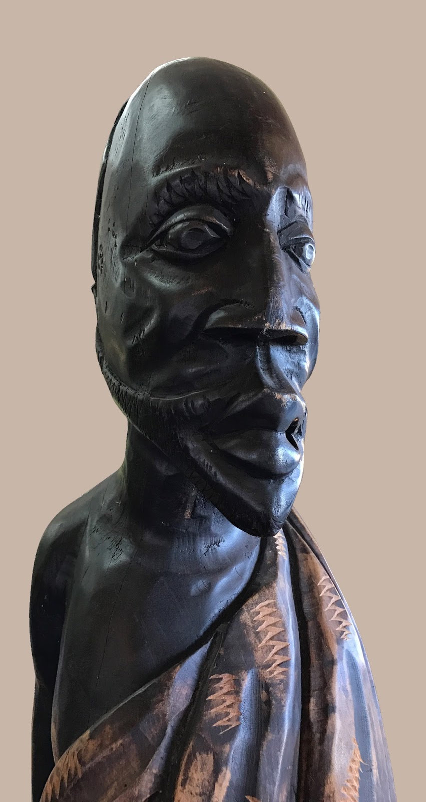 Uhuru Furniture Collectibles African Statue From Ghana 5 Foot 4 uhuru-furniture-collectibles-african-statue-from-ghana-5-foot-4