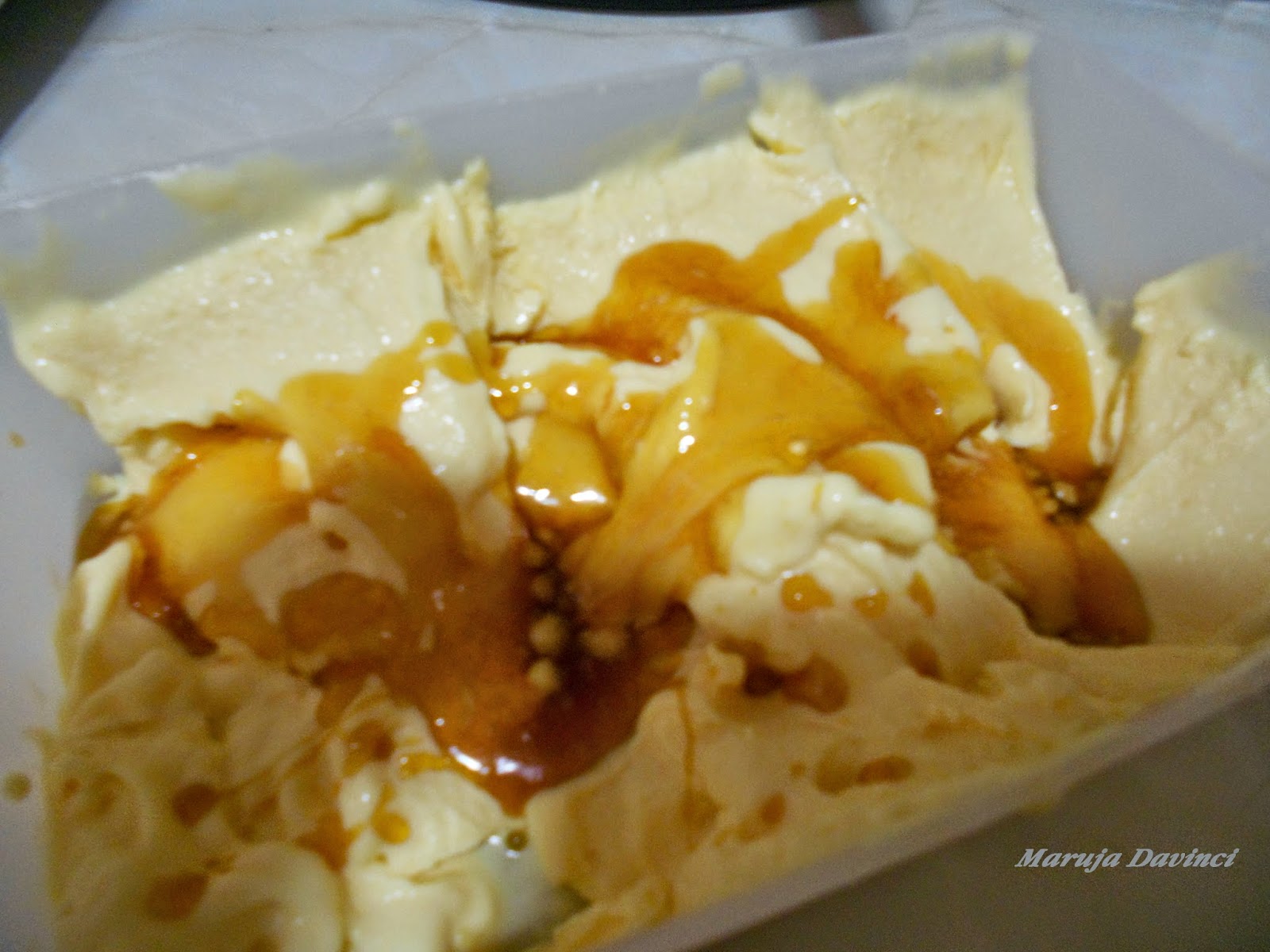 Helado de flan sin azúcar