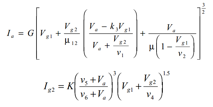 Electro-Magnetic World: Pentode Vacuum Tube Modeling