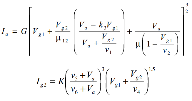 Electro-Magnetic World: Pentode Vacuum Tube Modeling
