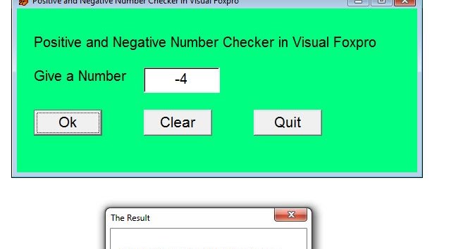 Free Programming Source Codes and Computer Programming Tutorials: Positive and Negative Number ...