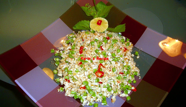 Karin's Recipe: Lawar Putih Ayam (Balinese Long Bean & Chicken Salad)