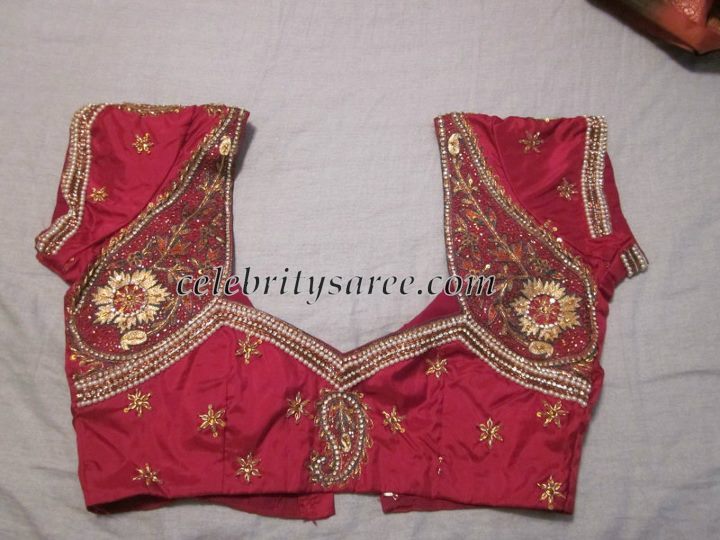 Stone, Kundan and Chain Work Designer Blouses Gallery - Saree Blouse ...