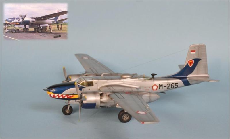 AIRPLANE SCALE MODELKIT: DOUGLAS A-26 Invader
