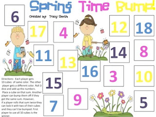 Teacher Tam's Educational Adventures: FREE Bump Addition Games for All ...