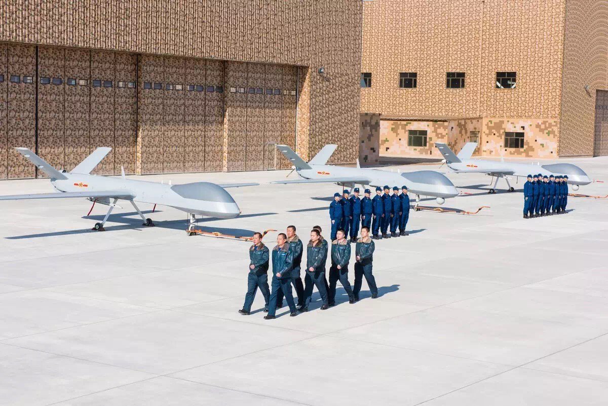 China Defense Blog: Photos of the day: PLAAF's new GJ-1 UCAV unit in ...
