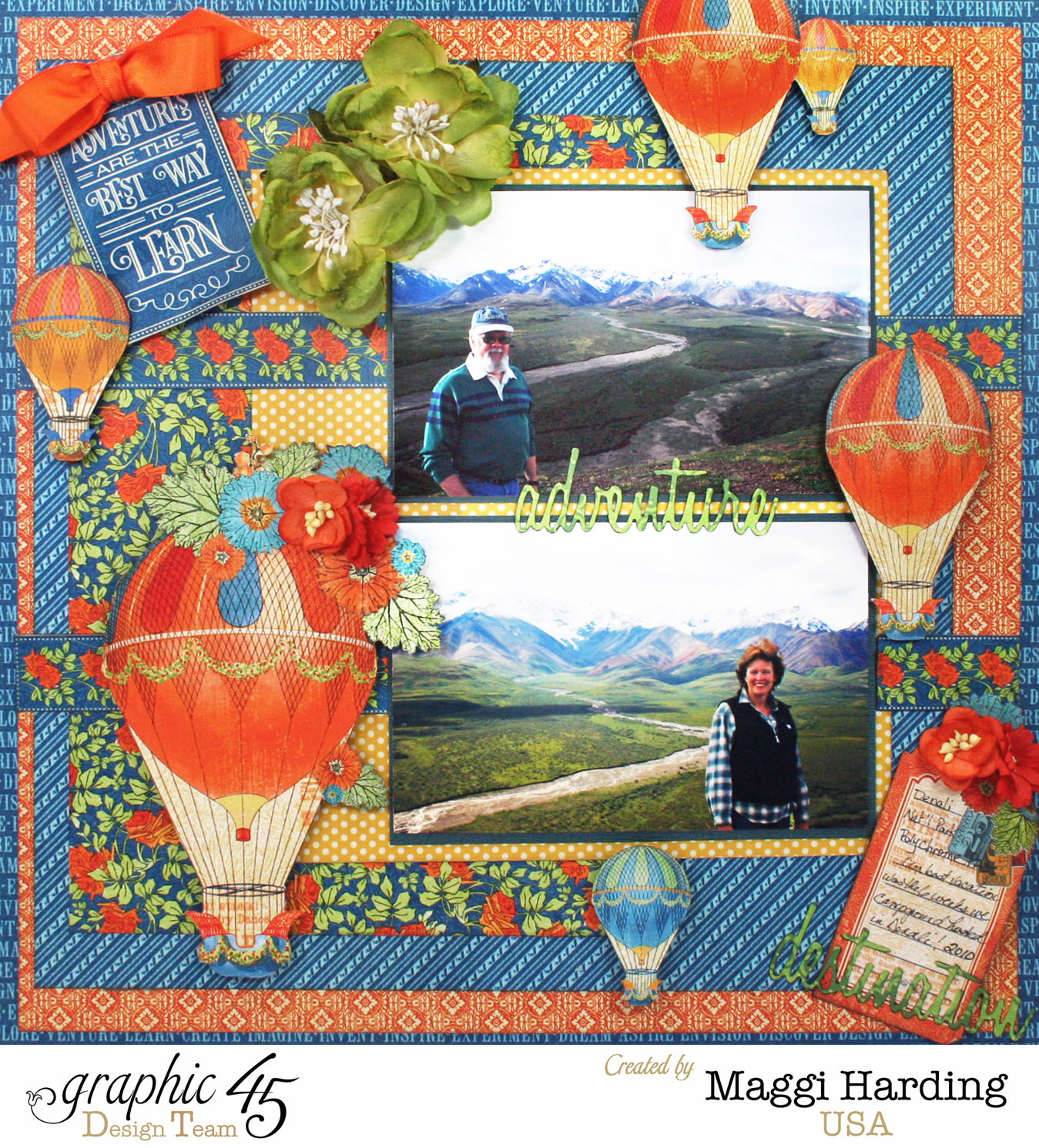 Scrap, Travel, and Bark!: A multi-pic layout with Graphic 45 Worlds Fair