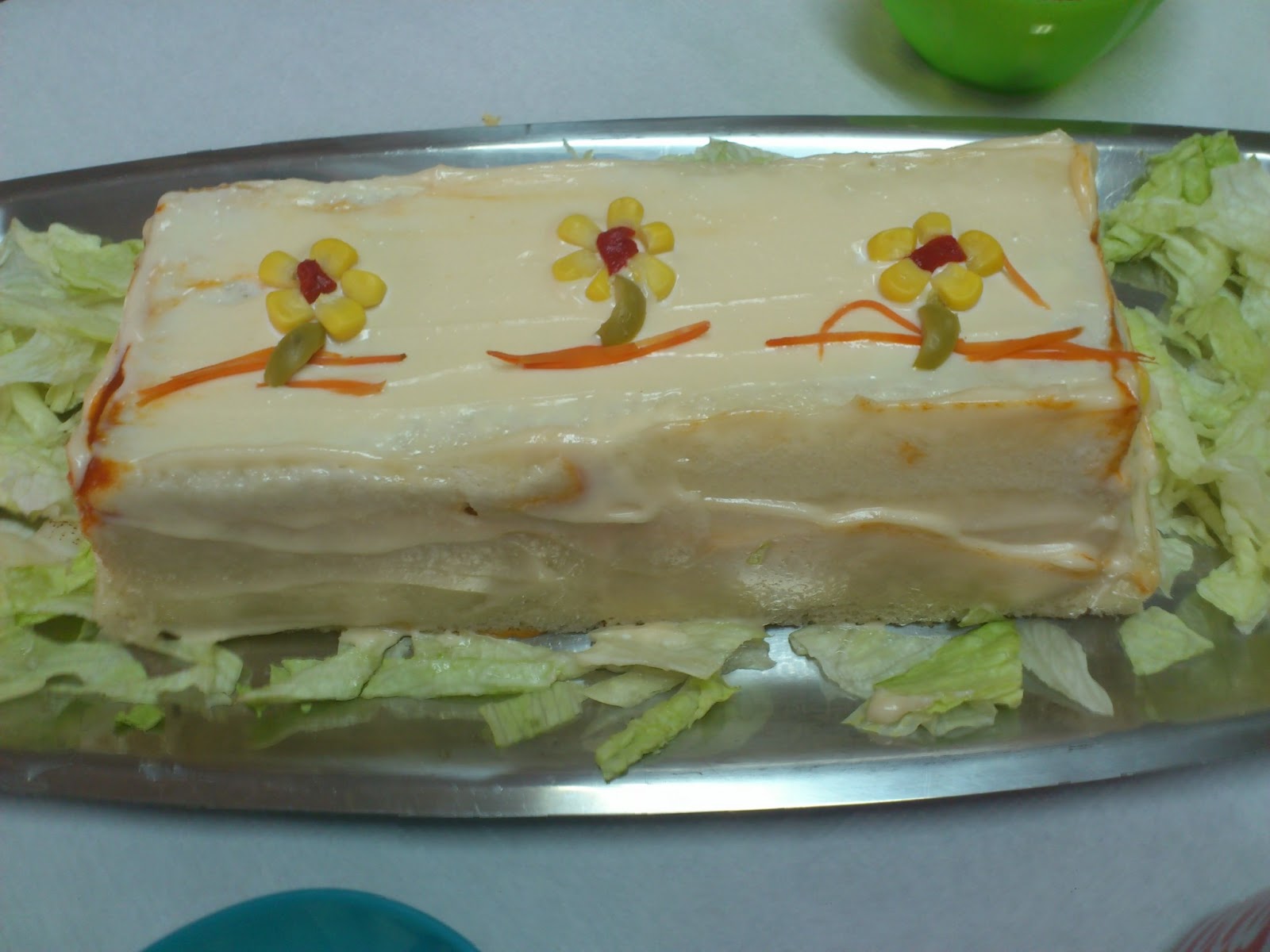 Pastel Salado De Pan De Molde