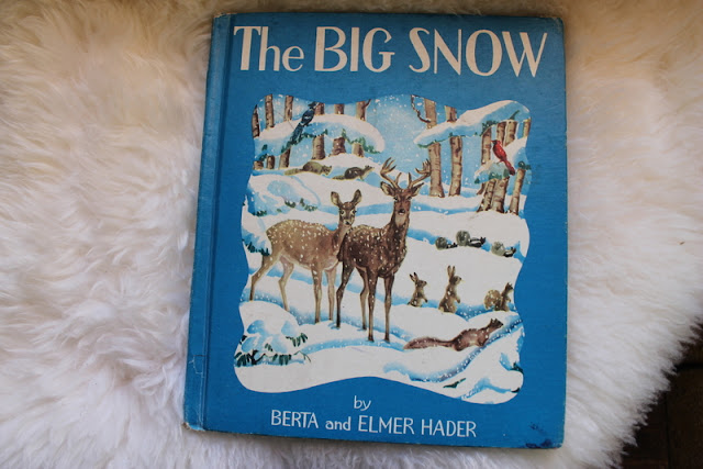 Books and Umbrellas: The Big Snow by Berta and Elmer Hader