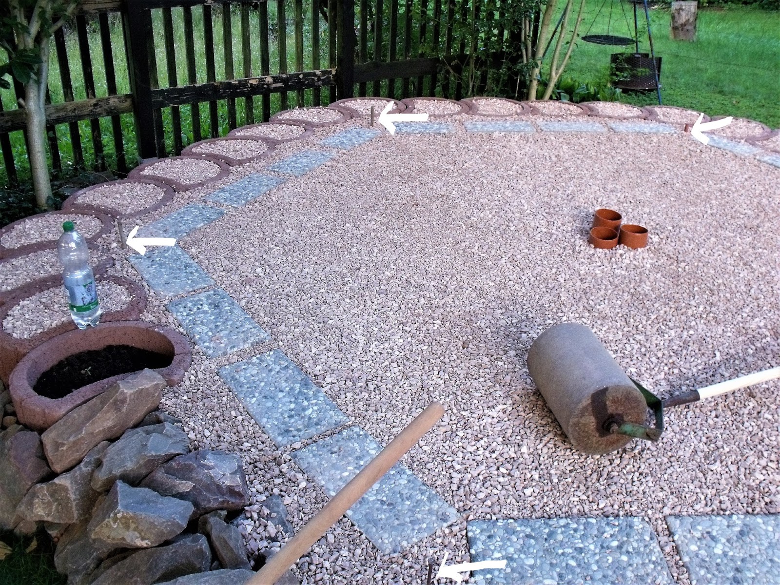 Heidis grüne Ecke: Plan für ein Kräuterhaus und 1. Phase der Umsetzung