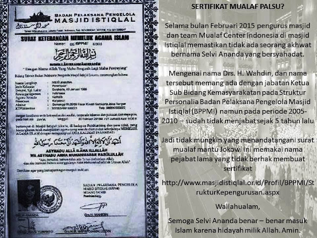 Pengurus Masjid Istiqlal Tak Tahu Soal Menantu Jokowi Masuk Islam ...