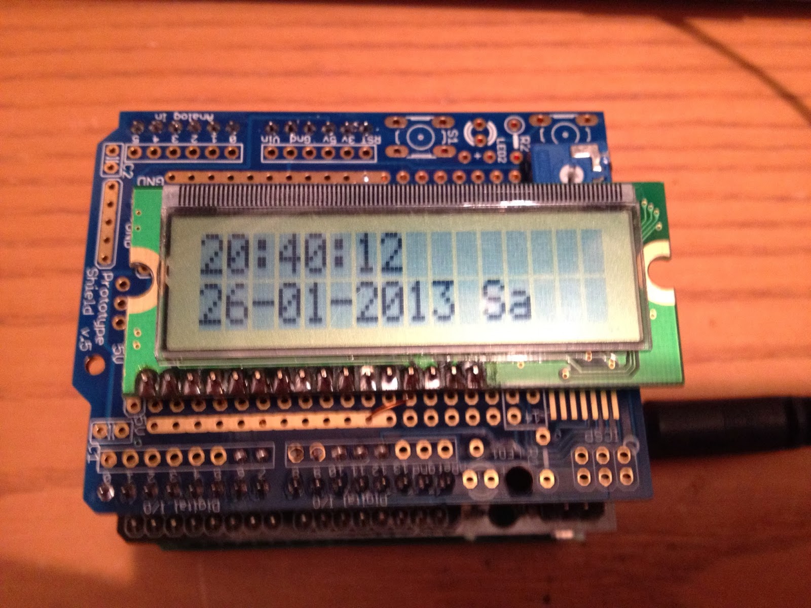 THD Arduino Projekte: Arduino DCF77 mit GLCD 128x64 Display