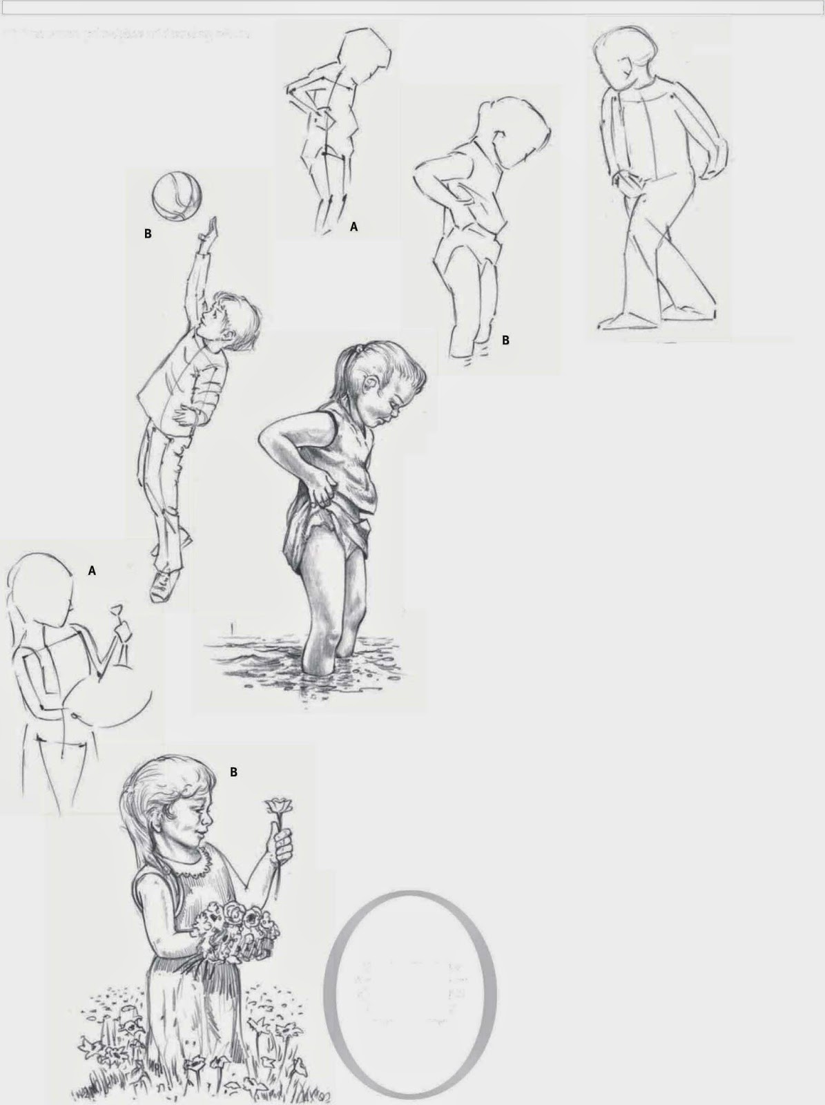 Drawings: CHILDREN IN ACTION