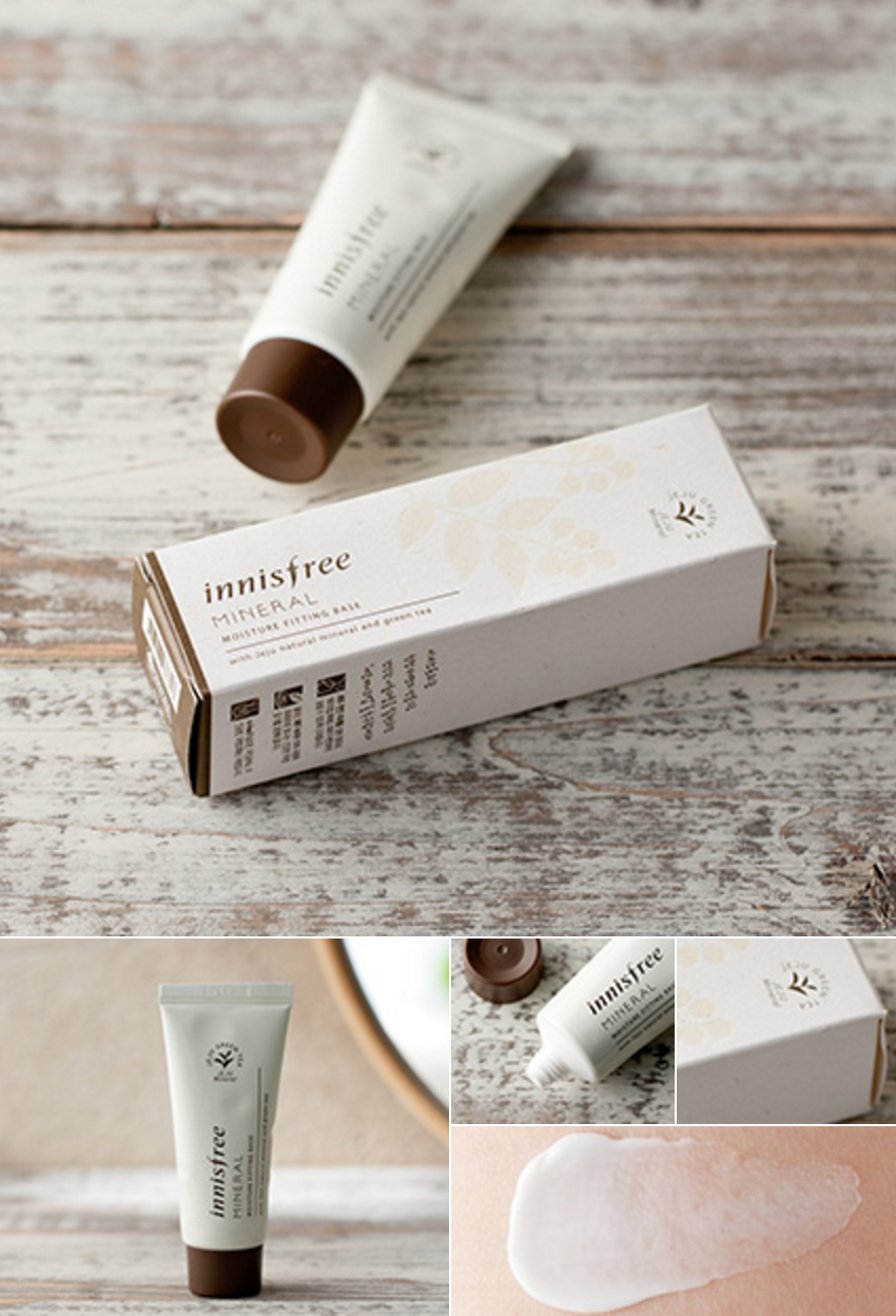 Innisfree - Mineral Moisture Fitting Base + Mineral Make Up Base Review ...