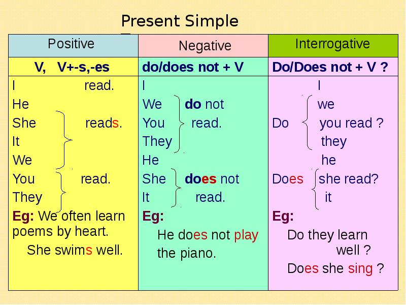 Present Simple Tense