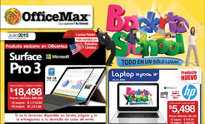 Catálogos Folletos México: Folleto Office Max Julio 2015 Back to school