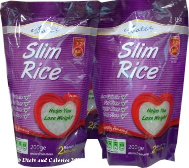 Diets and Calories: Eat Water Low Calorie Slim Noodles, Pasta, Rice Review