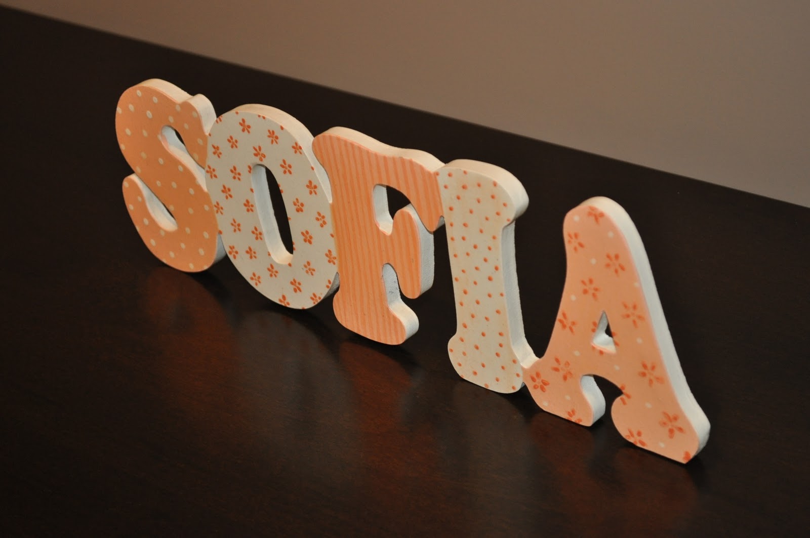 Burrushos...: Nombres en Madera