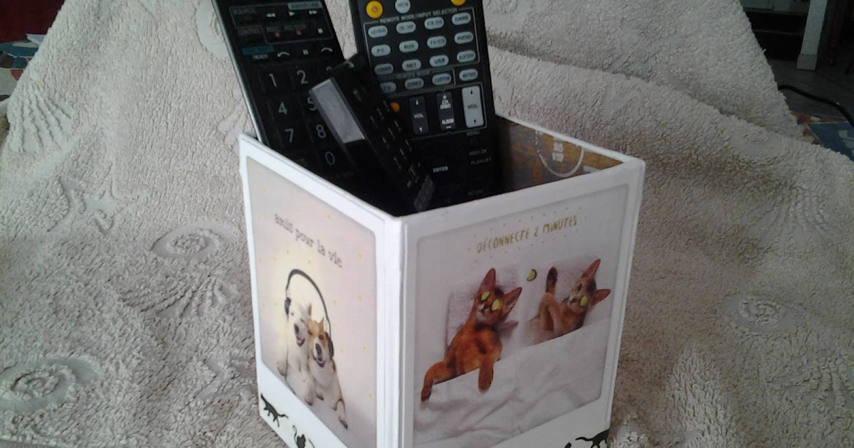 MadameBricol: Boite pour télécommande