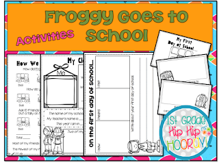 1st Grade Hip Hip Hooray!: Froggy Goes to School