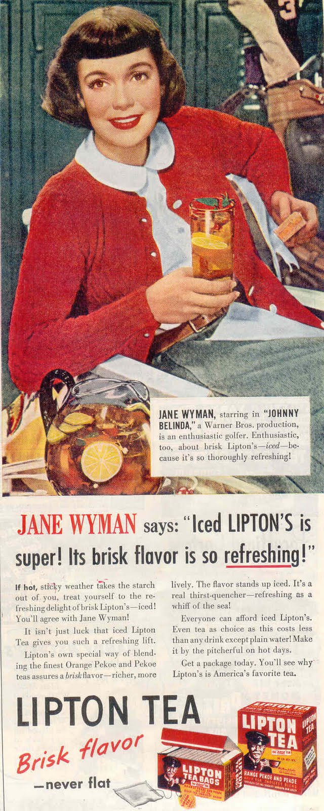 gold country girls: Then And Now #81 Lipton Iced Tea