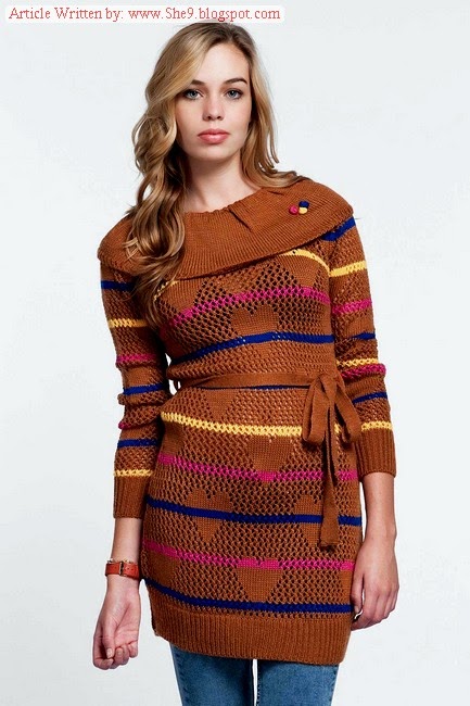 Sweater Collection | Ladies Long Sweater Designs ~ She9 | Change the ...