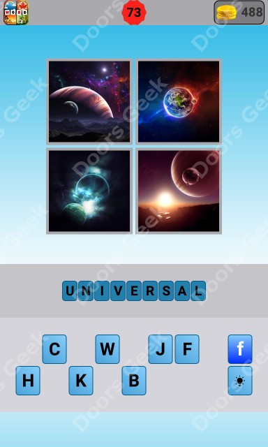 The New: 4 Pic 1 Word Level 73 Answer ~ Doors Geek