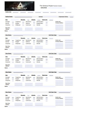 Updated: Creating Your Faction: New Faction Sheets Available - The ...