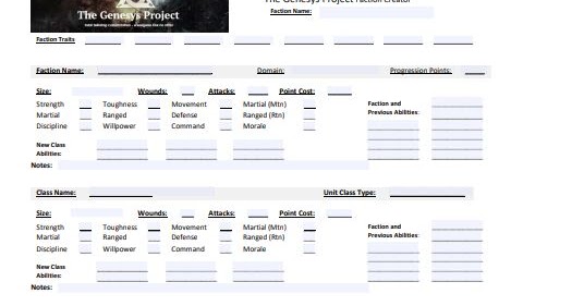 Updated: Creating Your Faction: New Faction Sheets Available - The ...
