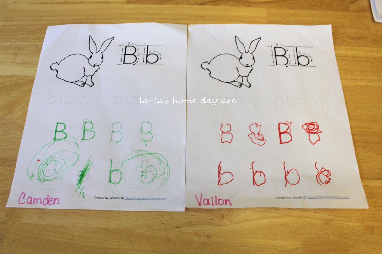 La-La's Home Daycare: Letter Bb | The Runaway Bunny
