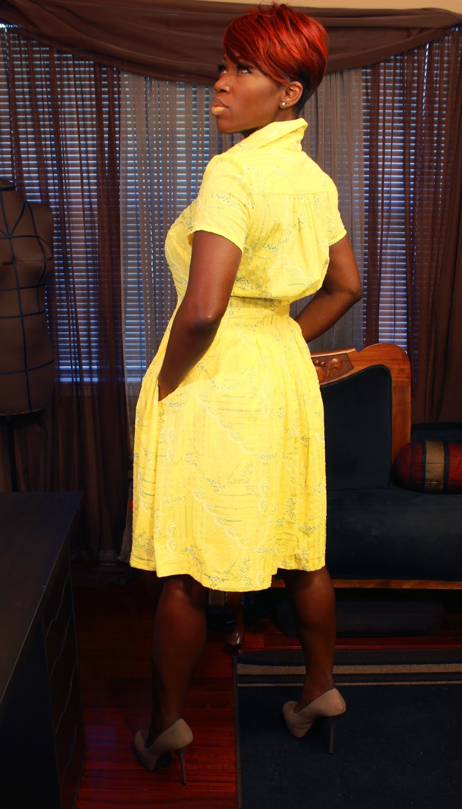 M6696 | A Shirtdress that Fits - Mocha-Style'.........style that flows