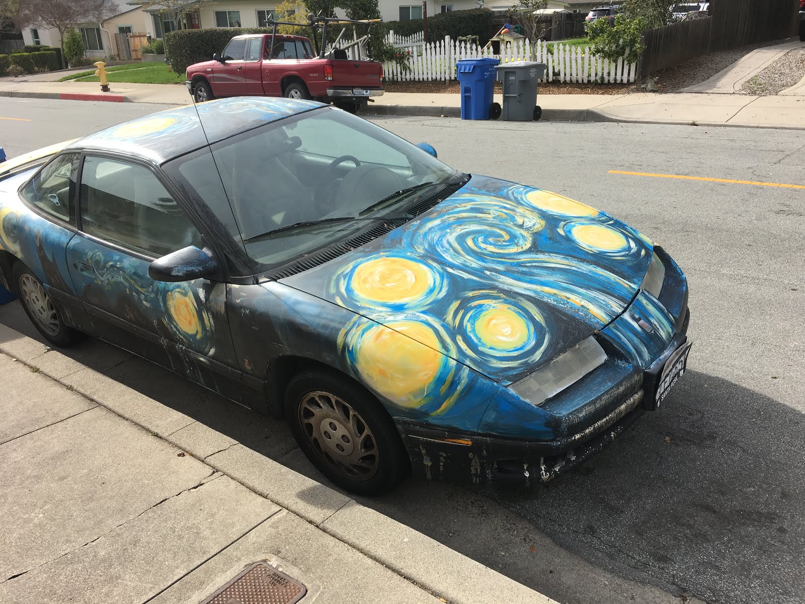 David ZagRodny: Photographs, San Luis Obispo: "The Starry Night" car ...