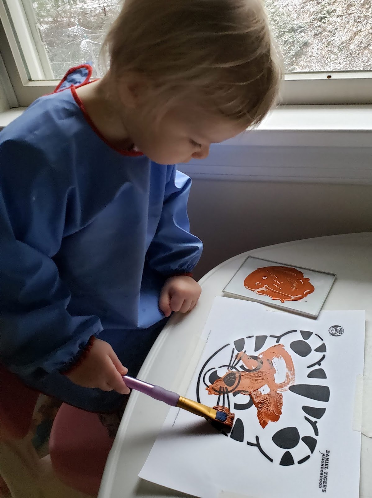 Mom's Tot School: Learning about Orange!