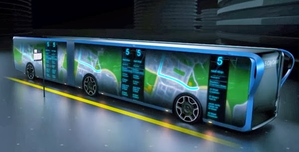 Bus Masa depan yang sangat kreatif - Motorselip