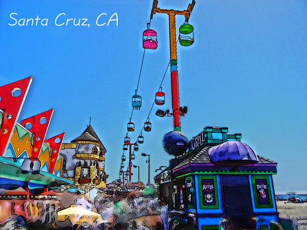 Contemporary Artists of California: Santa Cruz Boardwalk Poster Design ...