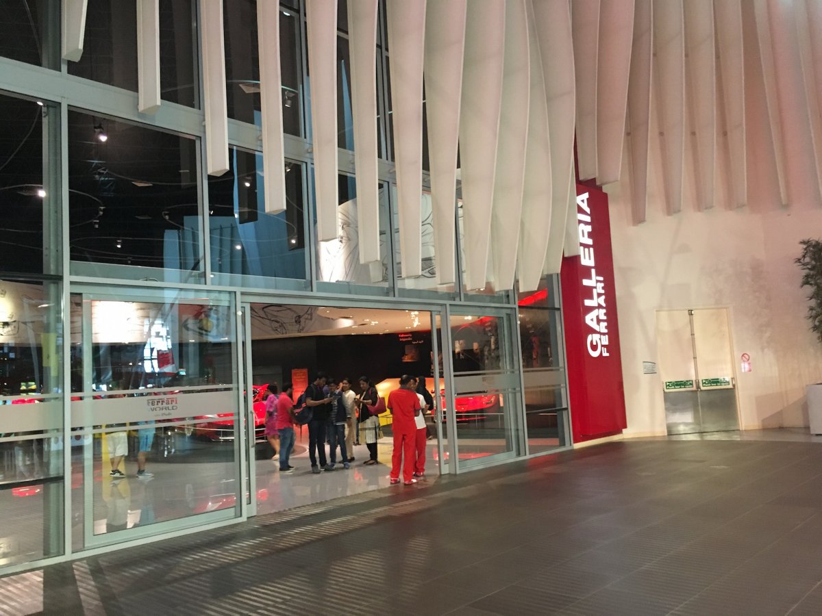 Arjunpuri in Qatar: Ferrari World: Disneyland for car lovers