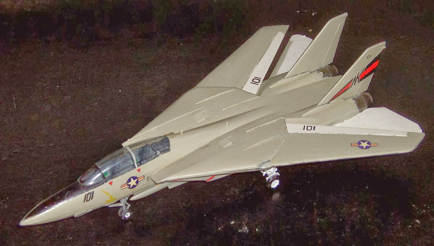 Modelando el F-14 Tomcat: VF-154, F-14A, Black Knights