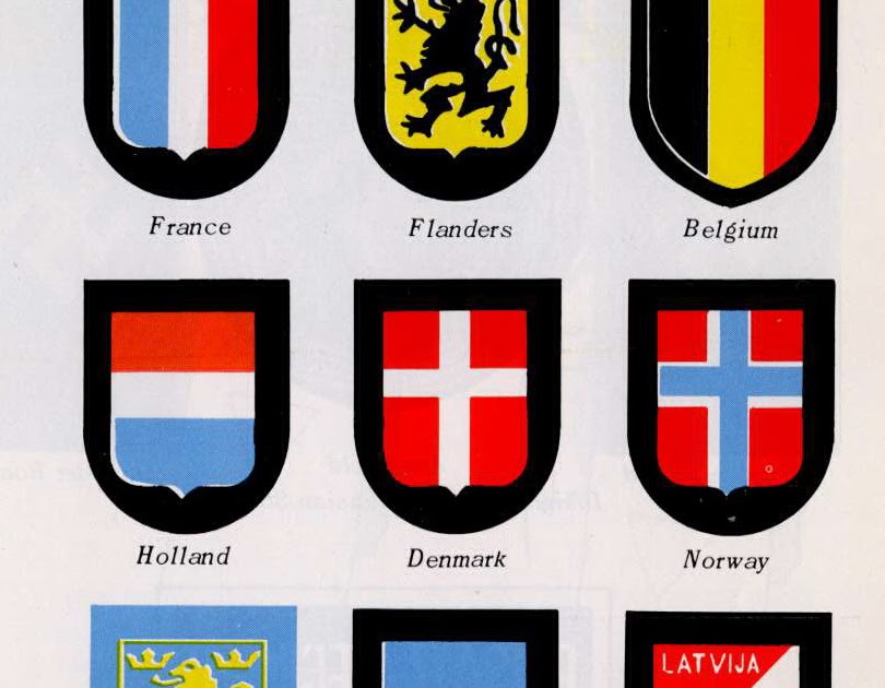 NAZI JERMAN: Lambang, Insignia dan Lencana Sukarelawan Asing Nazi Jerman