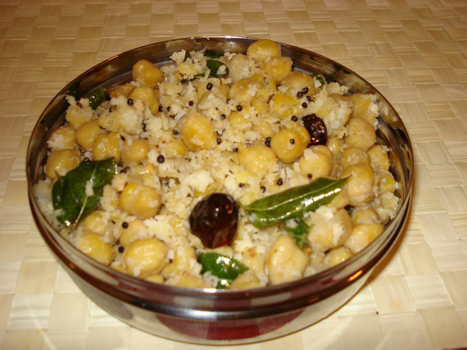 Paakam: CHICKPEAS CHUNDAL