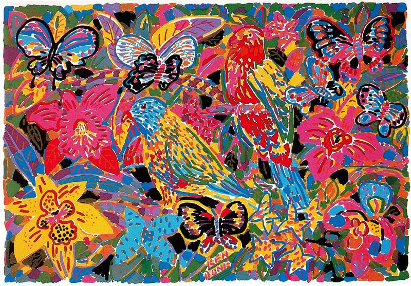 Painting of Ken Done artist, Ken Done paintings